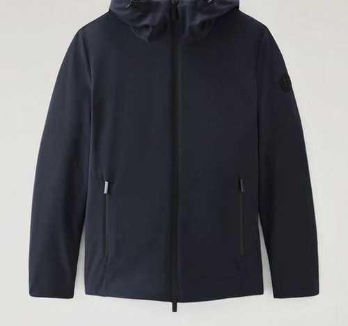 Пуховики Woolrich Softshell Melton Blue XS - 2XL