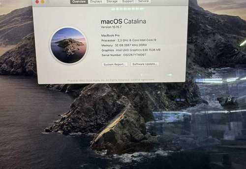 Apple MacBook Pro 16 i9 32 4tb ssd 8gb