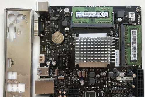 Материнская плата Mini-ITX: J3060NH+DDR3L-1600
