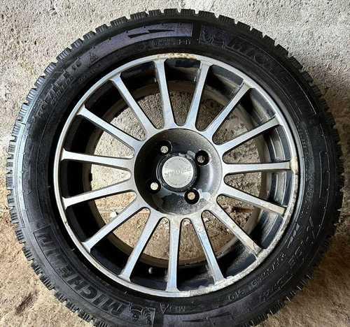 Литые диски 205/55 r16 вместе с резиной на citroen