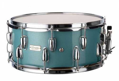 LD6411SN Малый барабан, сине-зеленый,14"*6,5" LDru
