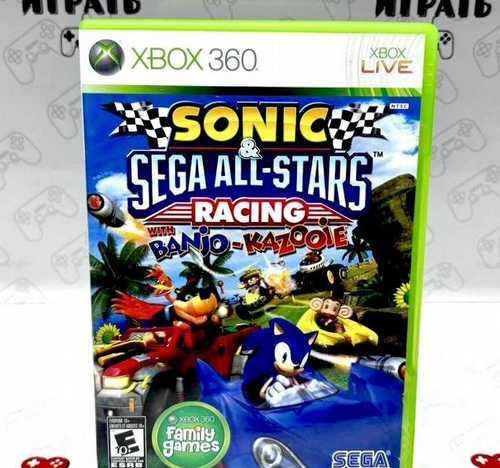 Sonic and sega All Stars Racing With Banjo Kazooie Xbox 360 (resale)