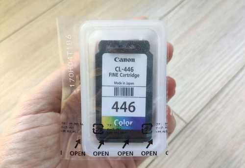 Цветной картридж Canon 446 новый
