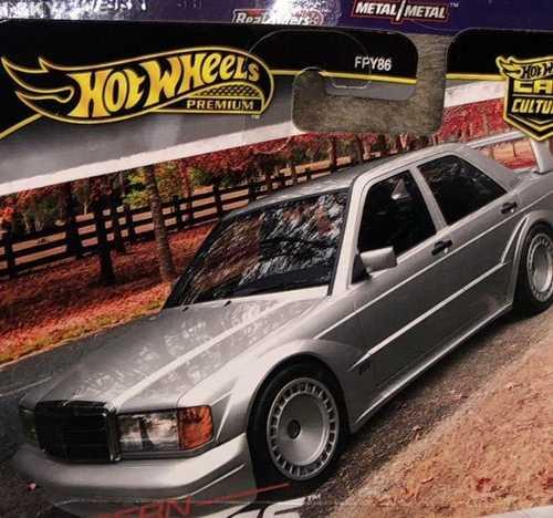 Hot wheels premium mercedes 190e