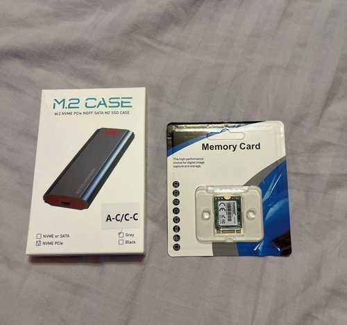 SSD nvme 64GB   M2 case