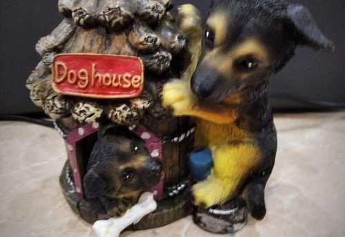 Подарочная Копилка овчарки щенки doghouse / Сова