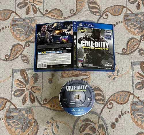 Диск на PS4 PS5 Call of Duty Infinite Warfare