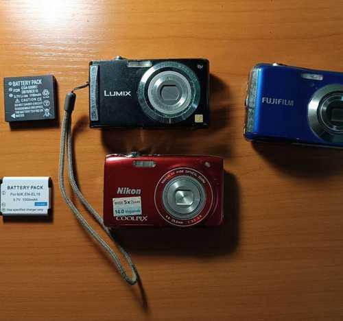 Фотоаппараты Nikon, Panasonic, Fujifilm; Новые акк