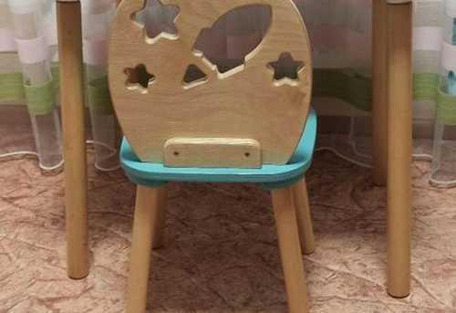 Стол+стул детский-массив дерева