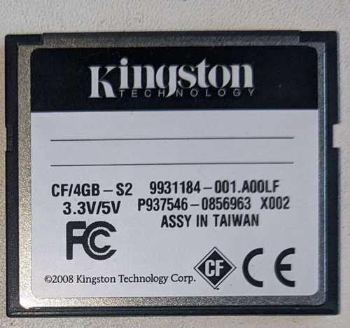 Kingston compact flash 4gb