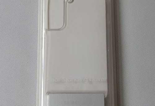 Чехол Clear Standing Cover на Samsung S21 оригинал