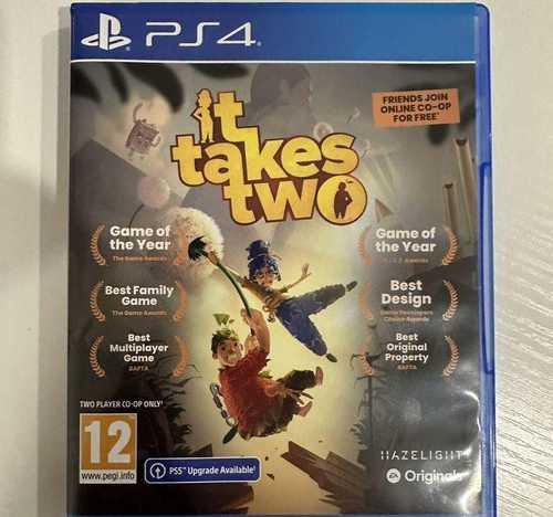 It takes two ps4 диск