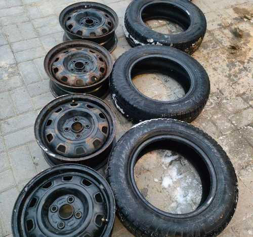 Шины с дисками r14 4х100 dia 56.1