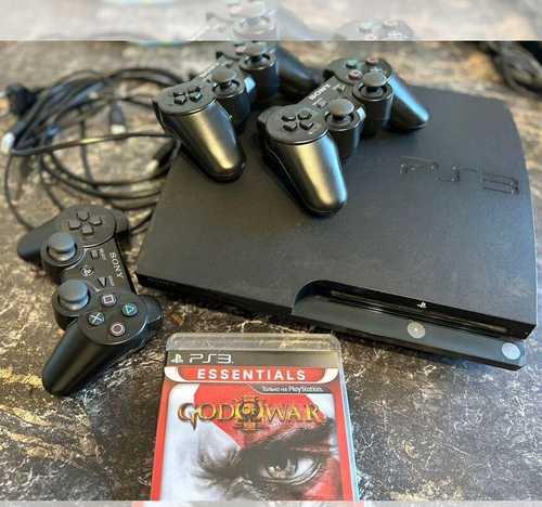 Sony PS3 Slim 500Gb прошитая (игры бесплатно)