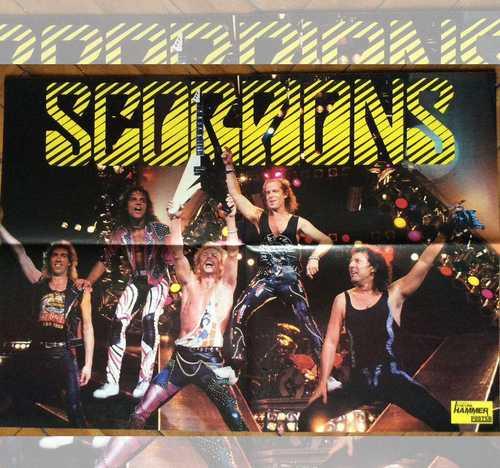 Плакаты Scorpions Testament Overkill Bon Jovi