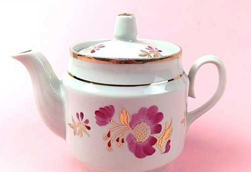 Заварочный чайник с ручной росписью 1980х годов. Т