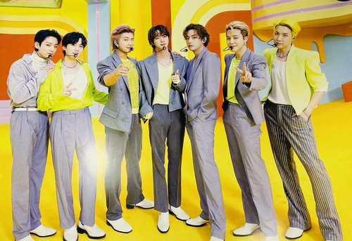 Постеры с BTS,цветные,не оригинальные