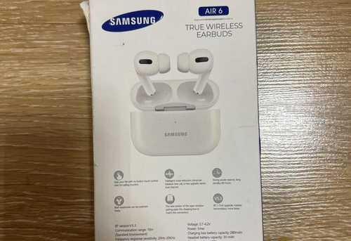 Беспроводные наушники Samsung Air. Bluetooth