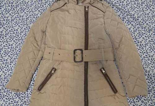 Курточка-пальто демисезонная для девочки, 122