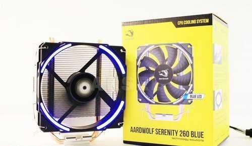 Кулер для процессора aardwolf serenity 260 blue AS
