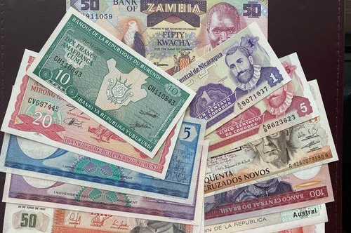 Банкноты Америки и Африки
