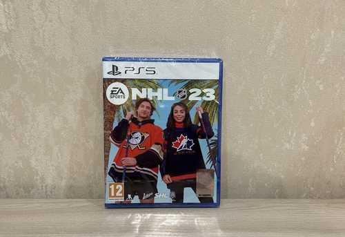 NHL 23 игра на ps5. новый диск