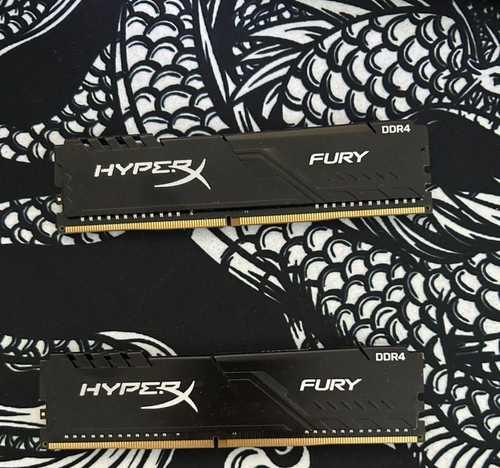 Оперативная память ddr4 16gb 2666 hyperx fury