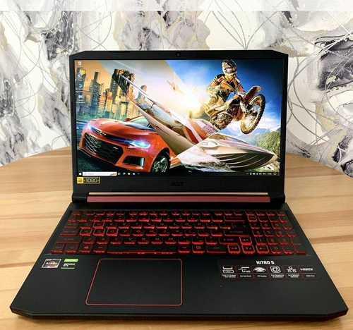 Acer Nitro 120Гц Ryzen 7 3750H/GTX 1650 4gb