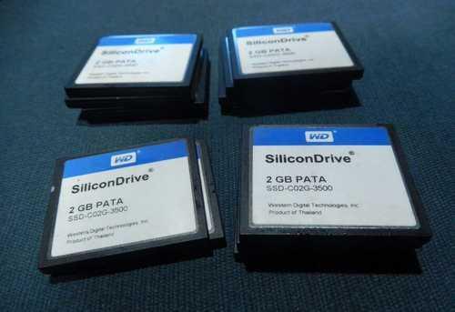 SiliconDrive 2GB CF SSD-C02G-3500 CompactFlash