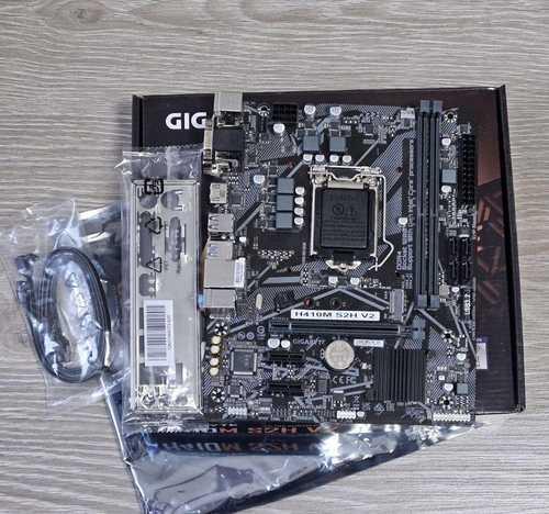 Материнская плата lga 1200 gigabyte h410m s2h v2