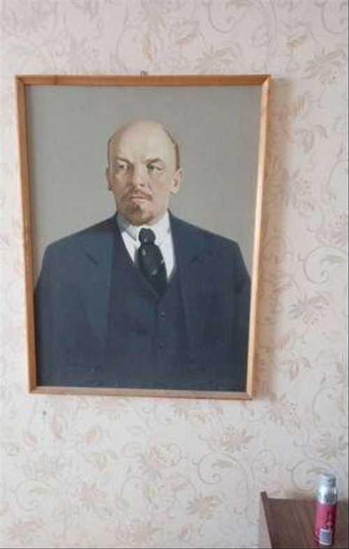 Портрет Ленина на масле