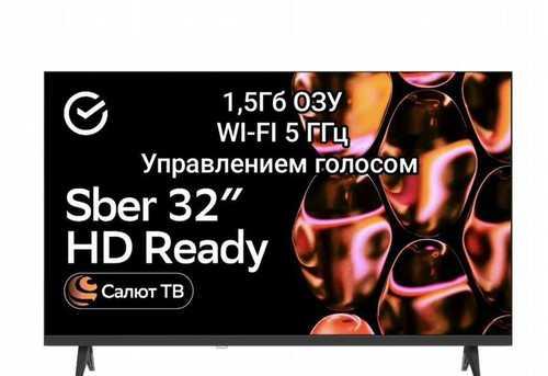 Новый телевизор смарт тв Sber 32