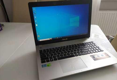 15.6" ASUS N56VB, 512 ГБ, Core i7-3630QM, RAM 16 ГБ, GeForce GT 740M 2 ГБ