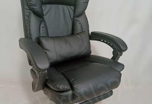 Компьютерное кресло руководителя с подушкой. Новое