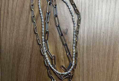 Бижутерия ожерелье, браслет, серьги