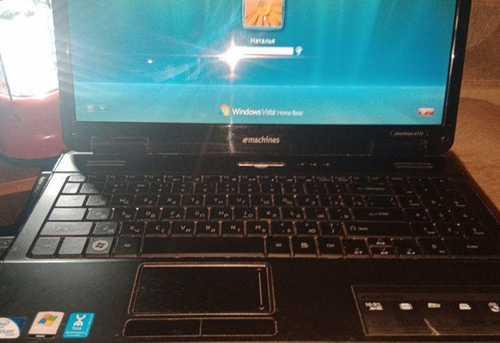 Ноутбук еМасhines Intel T4200/3 gd ddr3/250 gd hhd