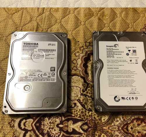 2 жестких диска 3,5 HDD