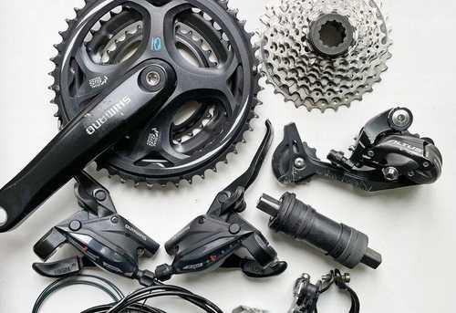 Запчасти Shimano Altus 3+9 скоростей