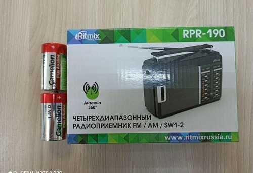 Новый Радиоприемник Ritmix RPR-190