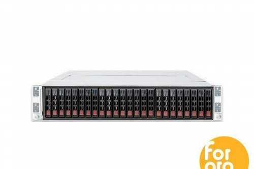 Сервер Supermicro X9DRT 24sff 8xE5-2695v2 1280GB