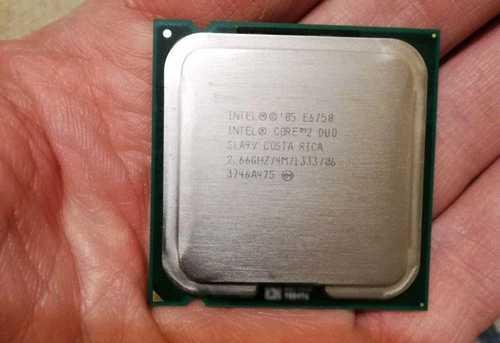 Кулер процеccорный+процессор Intel core 2 duo 2.66