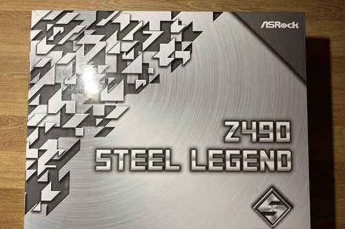 Материнская плата asrock z490 steel legends