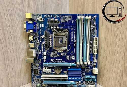 Материнская плата 1155 gigabyte GA-H77M-D3H