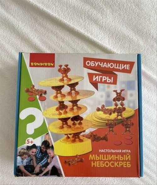 Игра настольная «Мышиный небоскреб», детская