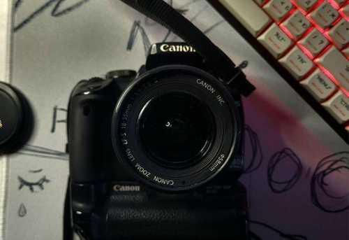 Зеркальный фотоаппарат Canon 400d(+battery grip)