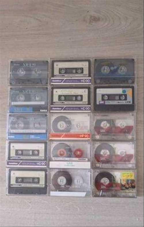 Аудиокассеты разные, 15 штук, цена за все