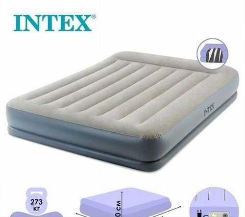 Кровать надувная 152х203х30 см, Intex