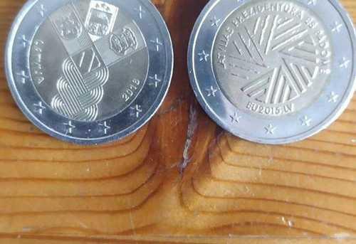 Юбилейные монеты Латвия