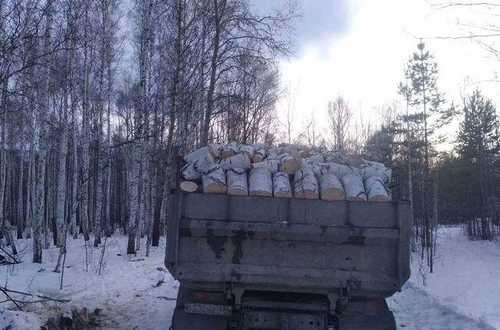 Дрова березовые чурбаками с доставкой