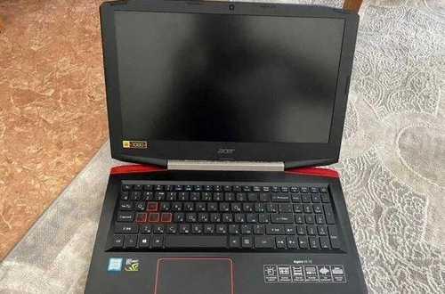 Ноутбук acer i5-7300HQ aspire vx 15